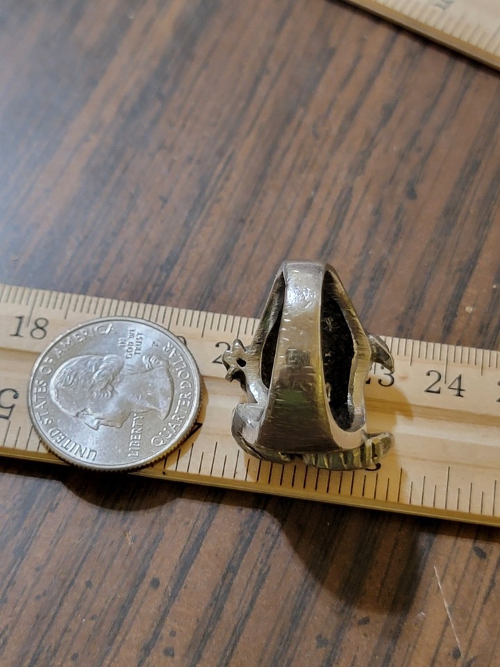 Mens Stainless Steel Eagle Hawk Harley Live To Ride Ride to Live Ring ...