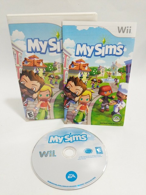 MySims My Sims (Nintendo Wii, 2007) Electronic Arts CIB Free Shipping ...
