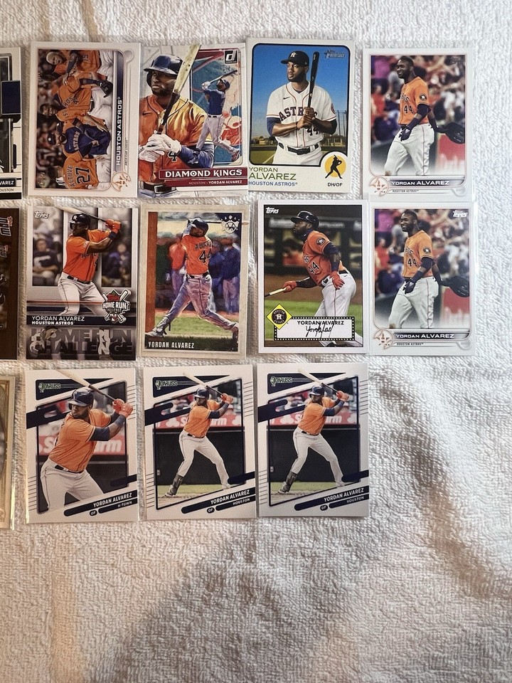 Yordan Álvarez 20 Card Lot Houston Astros | eBay UK