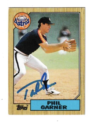 1987 Topps Phil Garner Signed Autograph #304 Baseball Card | eBay