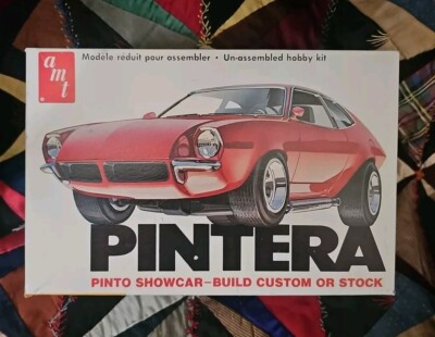 Vintage AMT 1970s Ford Pintera Showcar Model Kit #T225 Pinto Partial ...