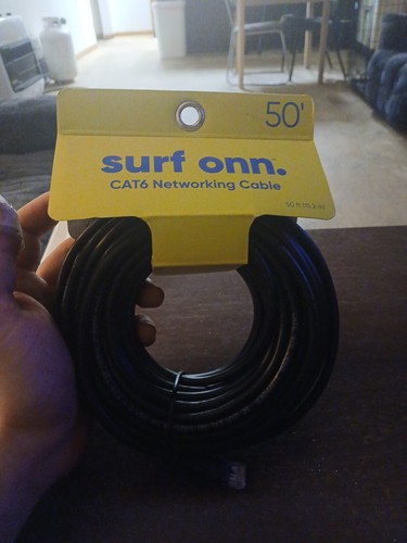 50 ft CAT6 Ethernet Cable HDPE, Premium Quality High Speed LAN Patch ...