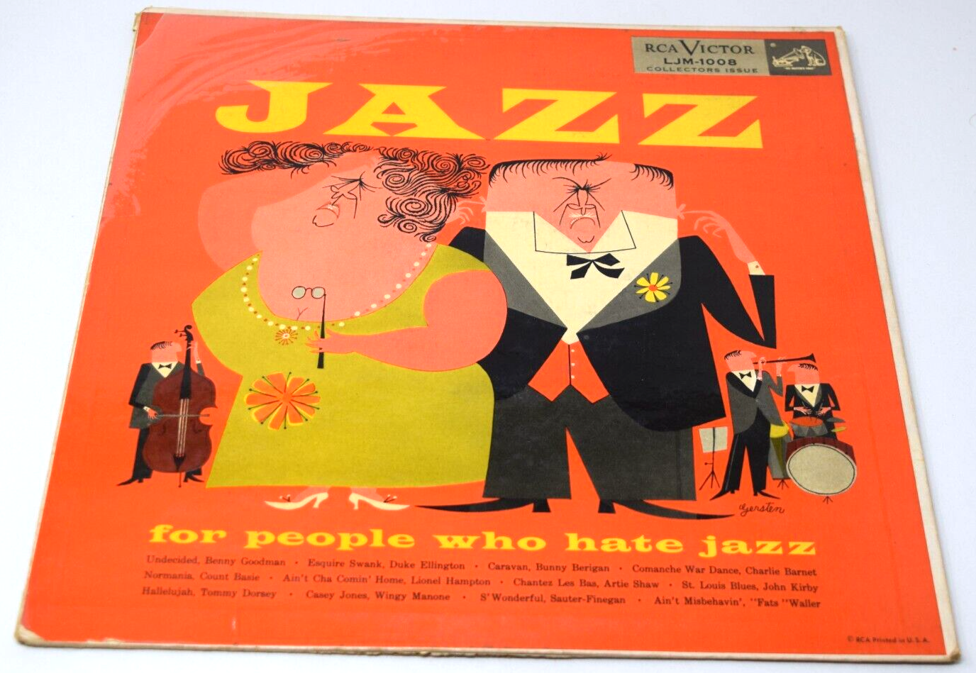 Gerry Gersten Art Jazz For People Who Hate Jazz RCA Victor LJM1008 1S ...