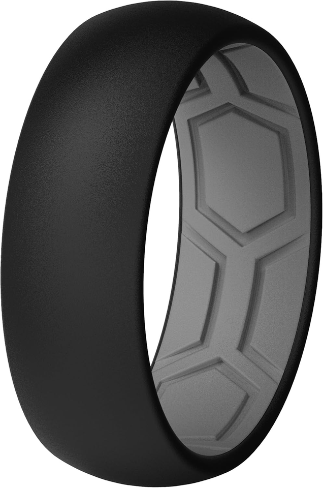 Unisex Silicone Wedding Rings - Rubber Engagement Bands, 1.8mm Thick ...