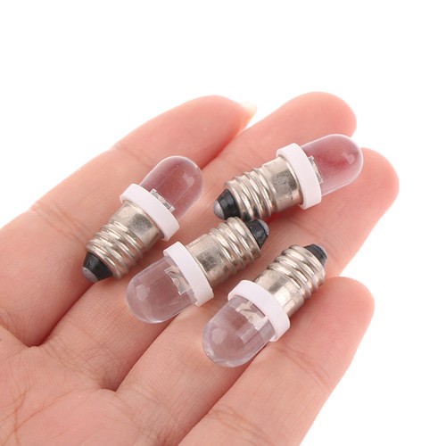 5Pcs E10 Led Bulb E10 DC 3V 6V 12V 24V Instrument Bulb E10 Indicator ...