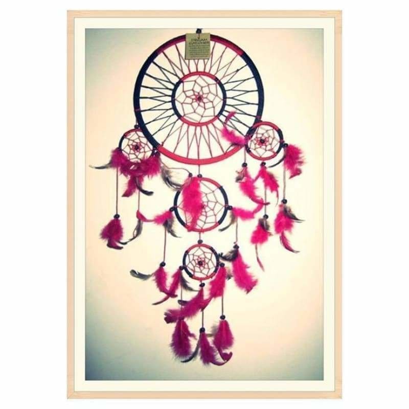 Full Drill - 5D DIY Diamond Painting Kits Dream Catcher Feathers | eBay ...