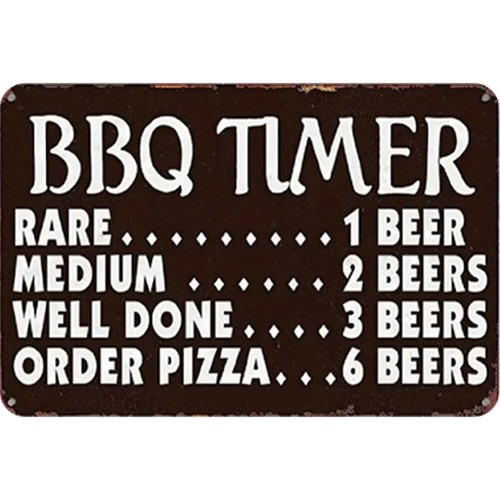 Vintage Metal Plate Beer Rectangular Iron Painting Wall Home Bar Decor ...