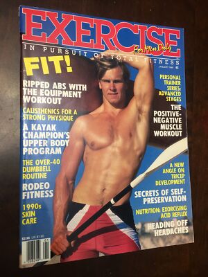 Exercise In Pursuit Of Fitness Magazine Jan 1990 The Positive-Negative ...
