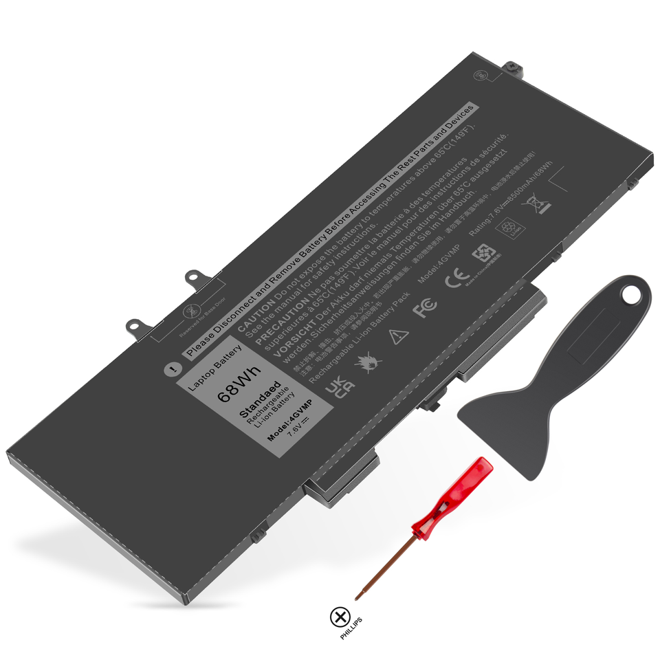 LOT 4GVMP Battery for Dell Latitude 5400 5500 Precision 3540 Laptop ...
