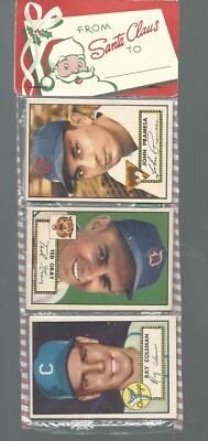 1952 TOPPS Christmas RACK PACK POSSIBLE MICKEY MANTLE ROOKIE !!! WOW | eBay