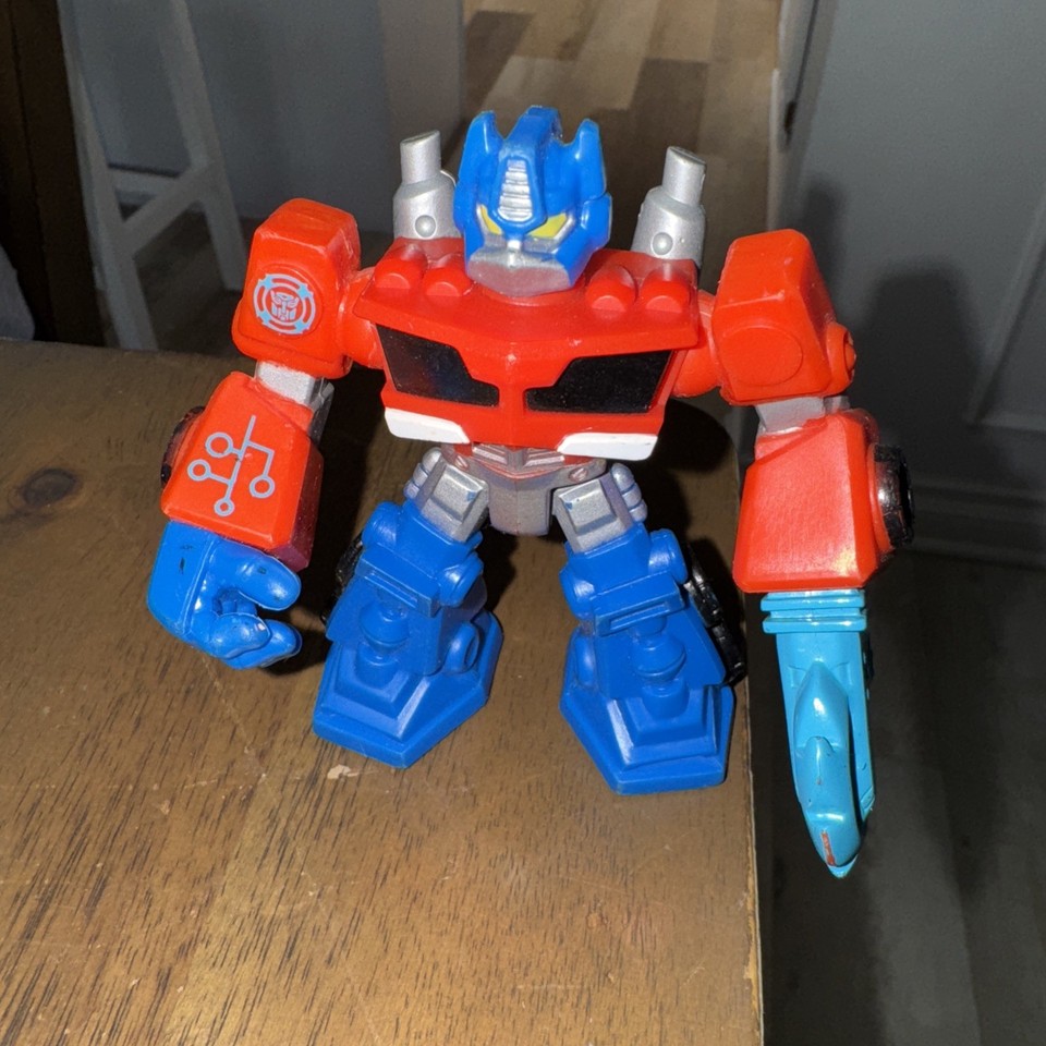 Playskool Heroes Transformers Rescue Bots 3.5” Optimus Prime Figure# | eBay
