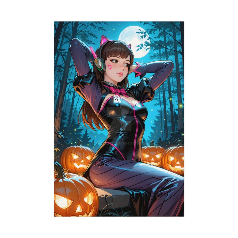 D.VA Overwatch Schoolgirl Paper Poster 2026, Anime Sexy Girl #4 | eBay