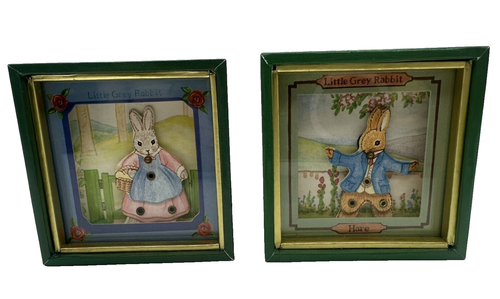 2 Little Grey Rabbit Dancing Music Boxes "The Look of Love" & Peter ...