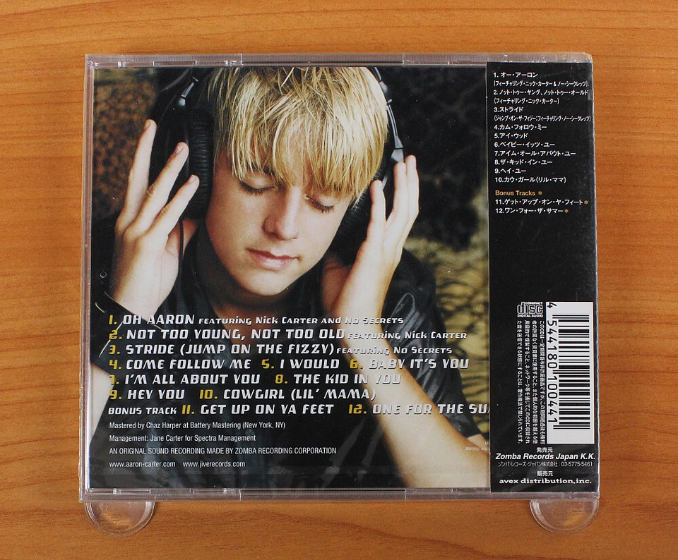 Aaron Carter - Oh Aaron CD (Japan 2001 Jive) ZJCI-10154 | eBay