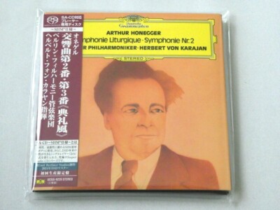 Karajan BPh Honegger Symphonies No. 2 & 3 SHM-SACD Single Layer JAPAN ...