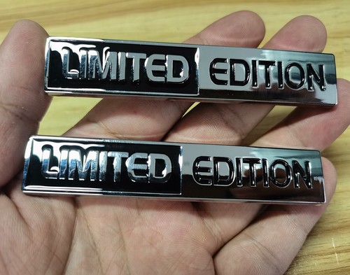 2pc Limited Edition Emblem 3D Badge Metal For Car Bike Truck New ...
