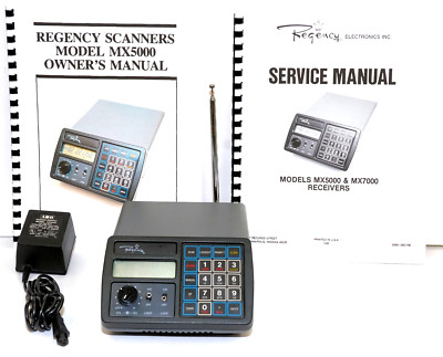 REGENCY MX-5000 BASE SCANNER RECEIVER UNBLOCKED 25-550 MHZ CB HAM FM ...