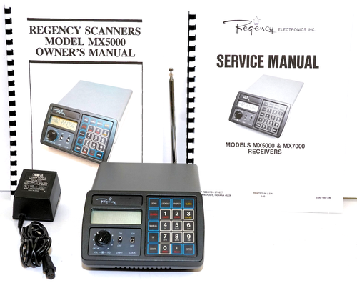 REGENCY MX-5000 BASE SCANNER RECEIVER UNBLOCKED 25-550 MHZ CB HAM FM ...