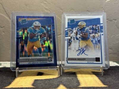 2020 Panini Donruss Optic Rookie Purple Shock Prizm Joshua Kelley (RC ...