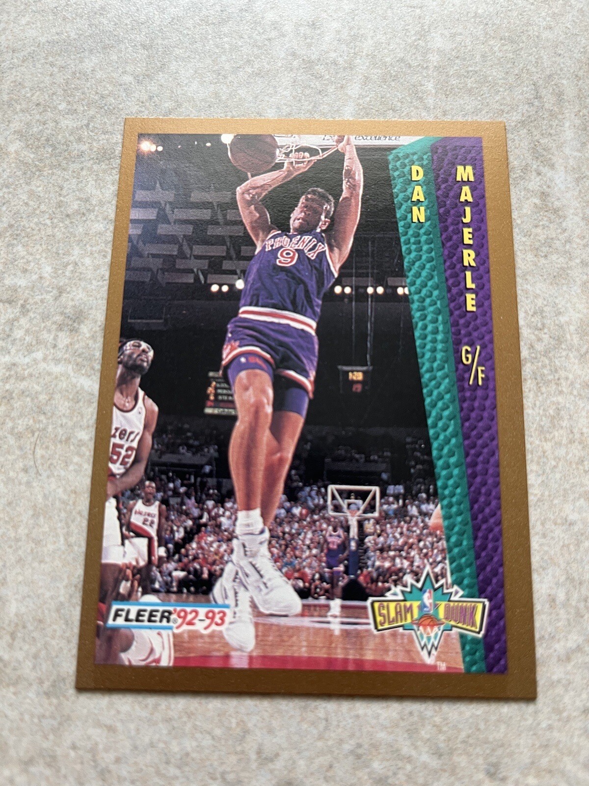 1992-93 Fleer #267 Dan Majerle Slam Dunk NBA Phoenix Suns | eBay