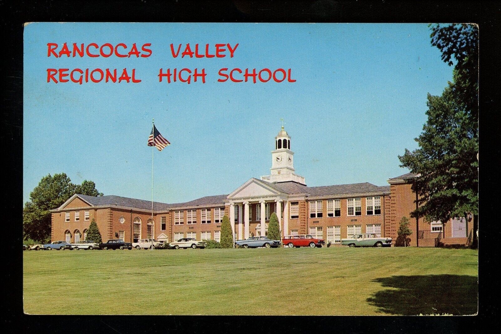 New Jersey NJ chrome postcard Mount Holly, Rancocas Valley Regional ...