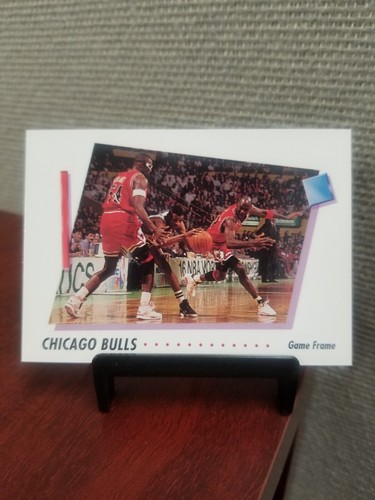 1991-92 Skybox Basketball Chicago Bulls Game Frame #408 - Michael ...