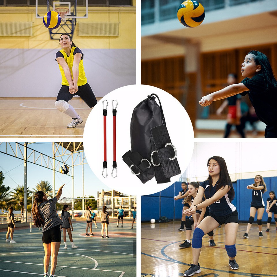 Volleyball Training Equipment Volleyball Resistance Belt Set (Red 50 ...
