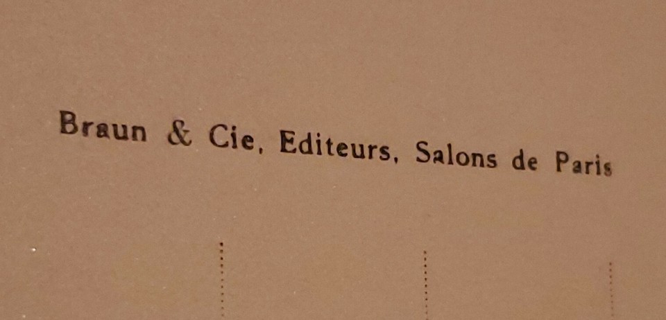 Antique Original 1890's French Postcard Artist Rendering Risqué Girl ...