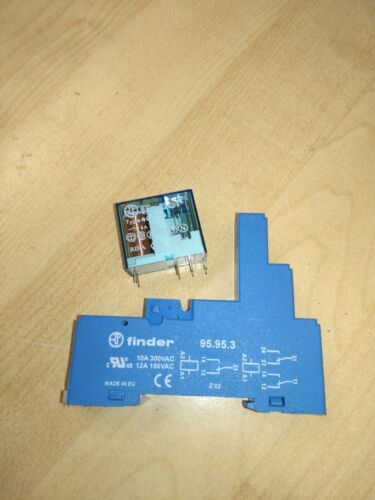 Finder 24 VDC Relay 8A 250V 40.52S + Socket 95.95.3 | eBay UK