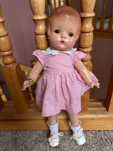 Lovely 16" Effanbee composition Patsy Joan character girl doll w/ orig bracelet | eBay