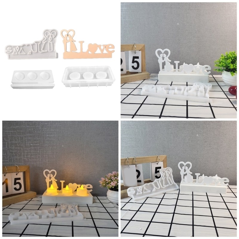 Eye Catching Candlestick Insert Silicone Mould for Cement Handmade ...