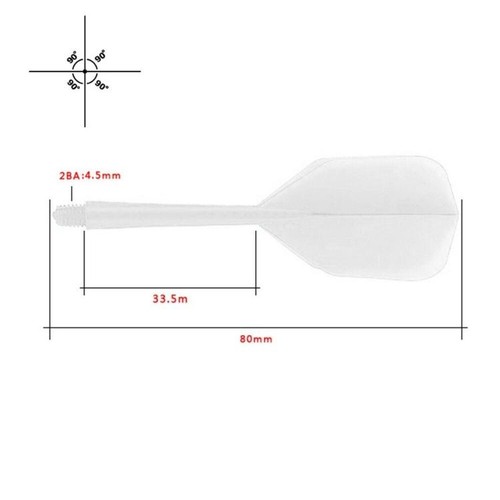 3/6/12 NEW Plastic Target Flights and Shafts No.6 Flight K-Flex ...