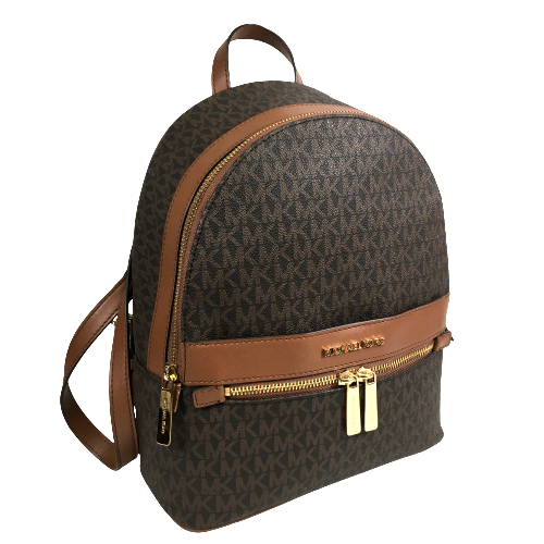 Michael Kors Kenly Backpack Medium Signature Logo Shoulder Satchel ...