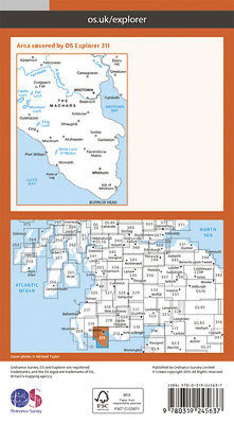 Wigtown Whithorn and the Machars Explorer Map 311 Ordnance Survey | eBay UK
