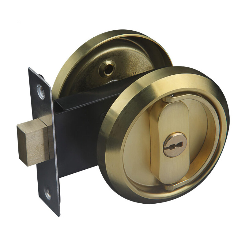 Stainless Steel Recessed Cup Handle Door Locks Flush Pull Sliding Door ...
