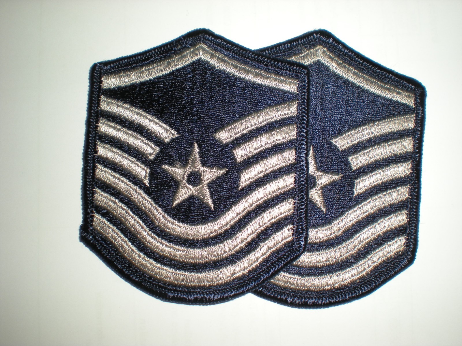 USAF PRE-1992 SMSGT COLOR RANK - SMALL SHIRT SIZE - 1 PAIR | eBay