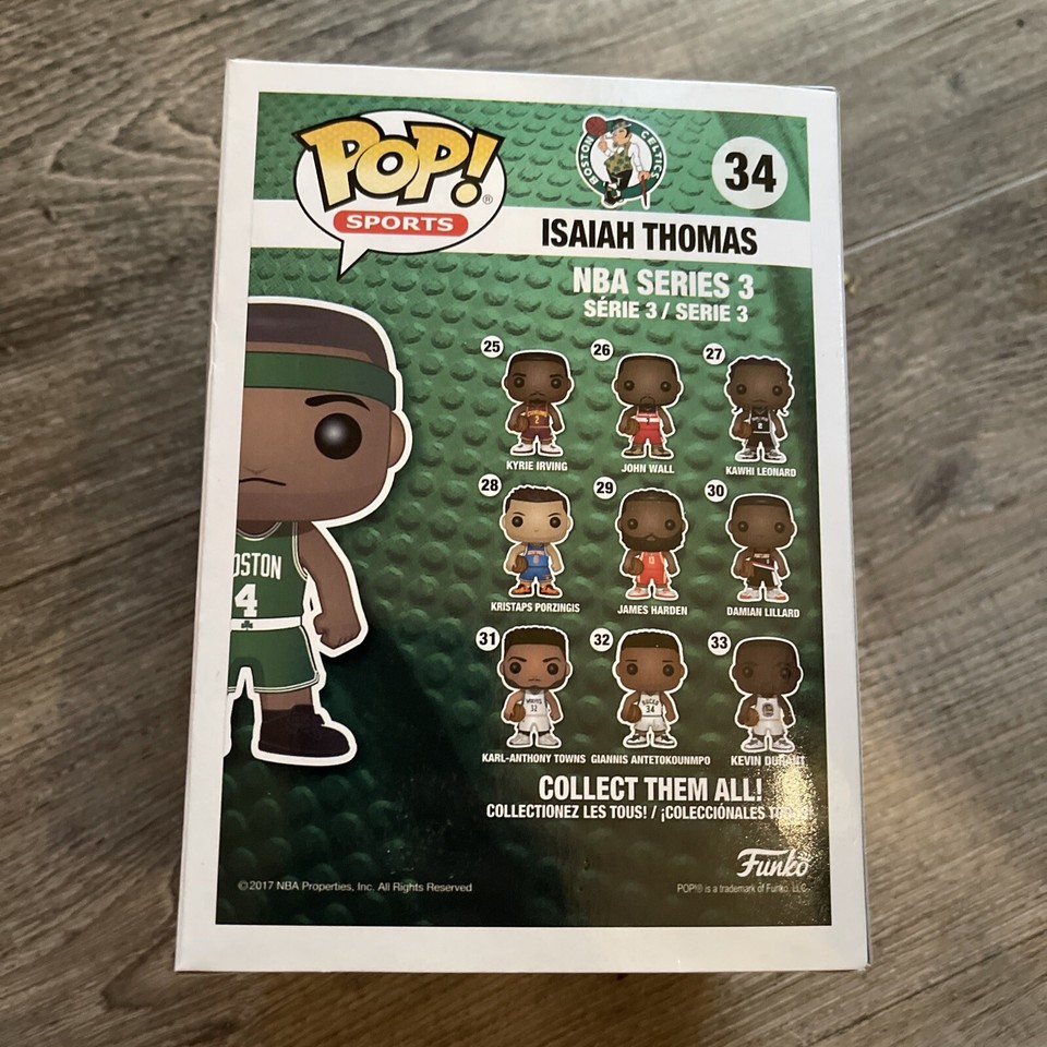 NBA Funko POP! Sports Isaiah Thomas Vinyl Figure #34 Boston Celtics ...
