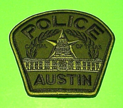 AUSTIN TEXAS TX SUBDUED GREEN 4" POLICE PATCH FREE SHIPPING!!! | eBay