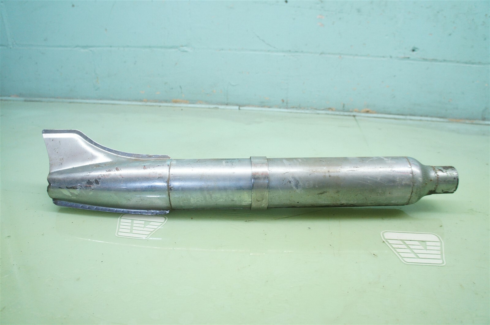 Harley Panhead Shovelhead FL FLH Fishtail Exhaust Muffler NICE *2463 | eBay