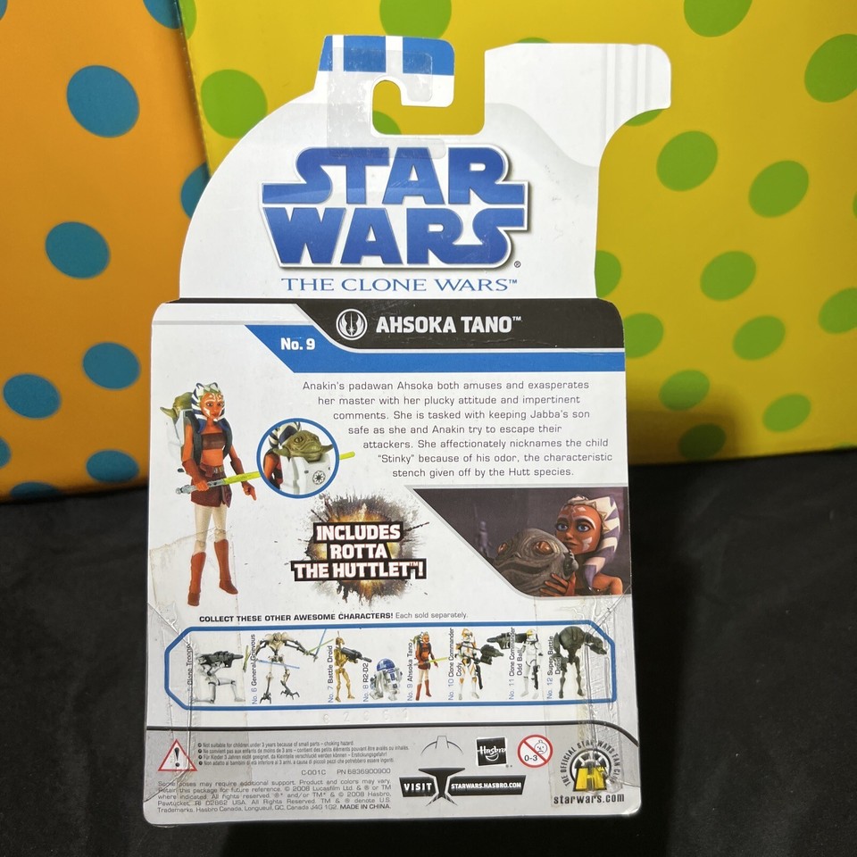 STAR WARS The Clone Wars AHSOKA TANO w/ Rotta the Huttlet No. 9 New ...