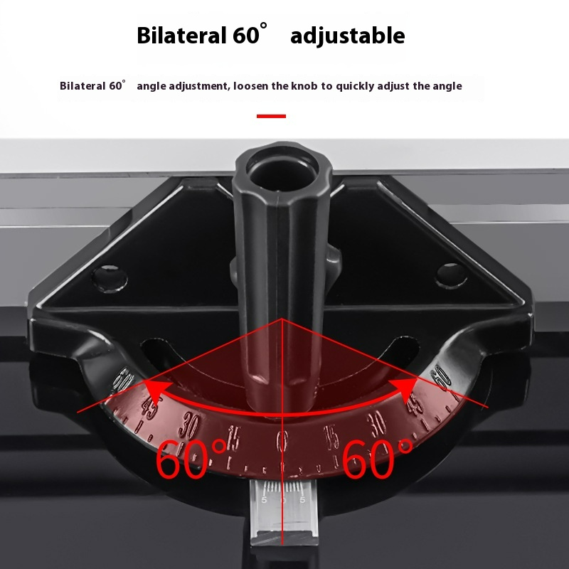 Table Saw Push Handle Push Ruler Angle Disc Angle Ruler Woodworking DIY ...
