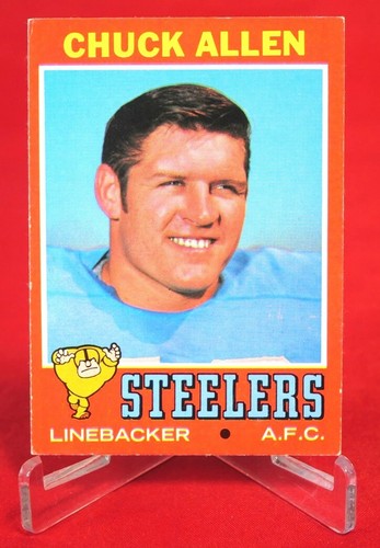 Chuck Allen TOPPS Football Card 1971 #6 NFL EX-NM | eBay