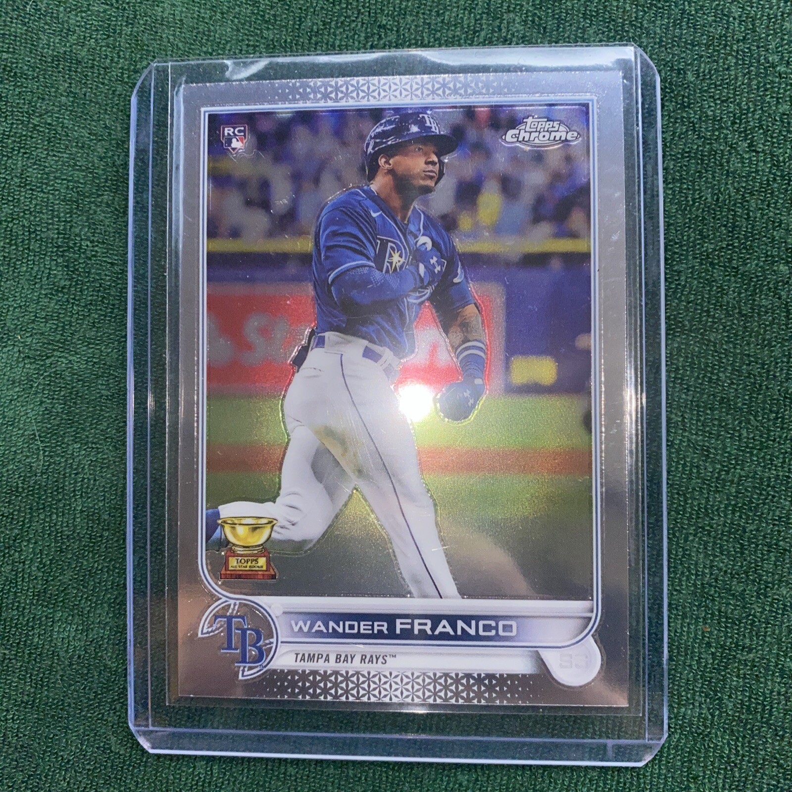WANDER FRANCO - 2022 TOPPS CHROME ROOKIE RC - TAMPA BAY RAYS | eBay