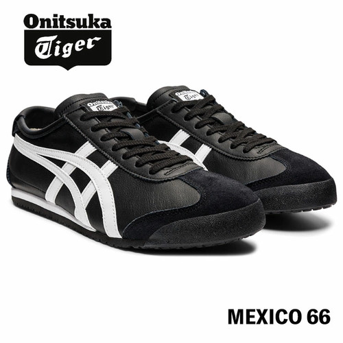 Onitsuka Tiger Sneakers MEXICO 66 BLACK WHITE 1183C102.001 Shoes from ...