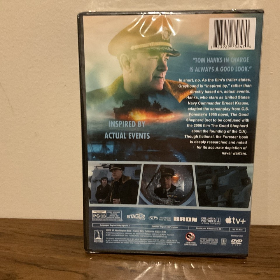 Greyhound (WW2) 2020 DVD Brand New & Sealed -Tom Hanks FREE FAST ...
