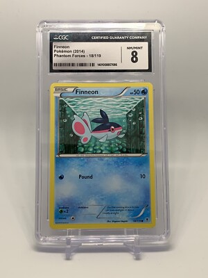 Pokémon TCG Finneon 18/119 New CGC NM/MINT 8!! | eBay