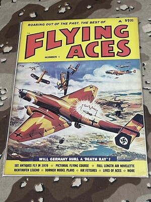 The Best of Flying Aces Magazine Roaring Out of The Past 1970 Number 1 ...