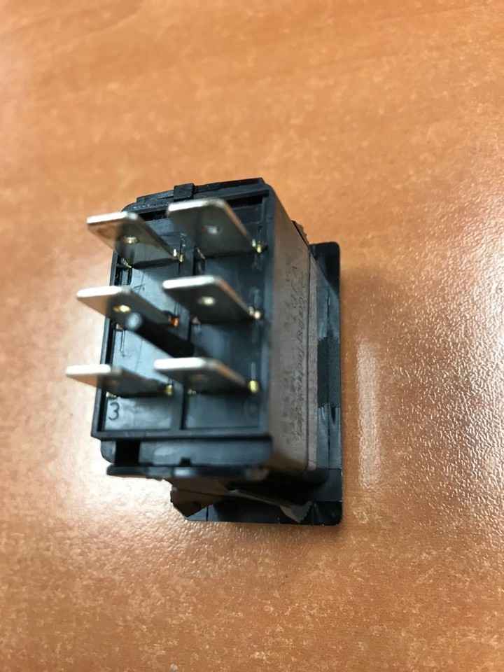 CARLING CONTURA ROCKER SWITCH ON/OFF/ON VJD1SOOB MARINE 6 TERMINALS ...