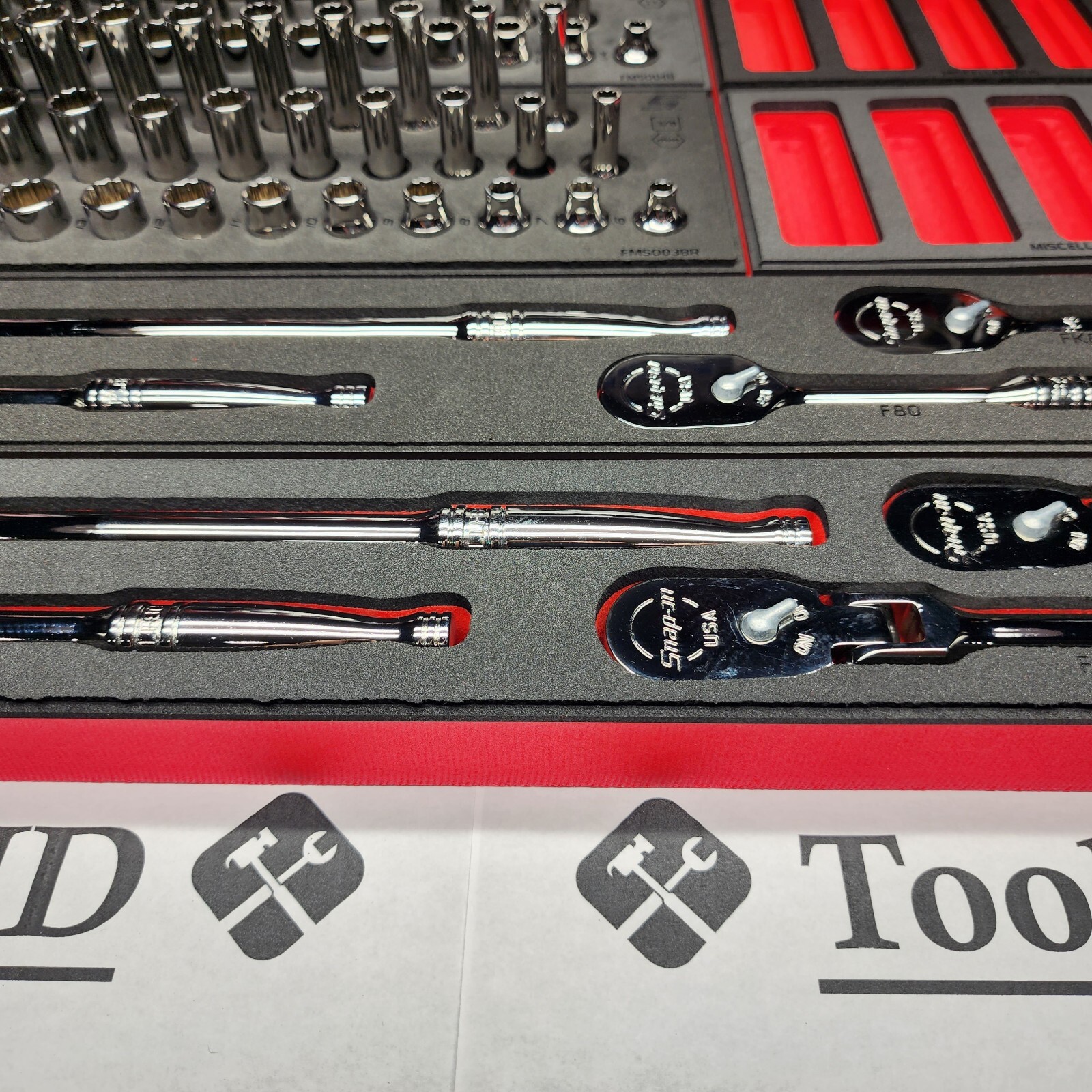 Snap-on Tools NEW 12-POINT RED 101pc 3/8" Drive General Service Set ...