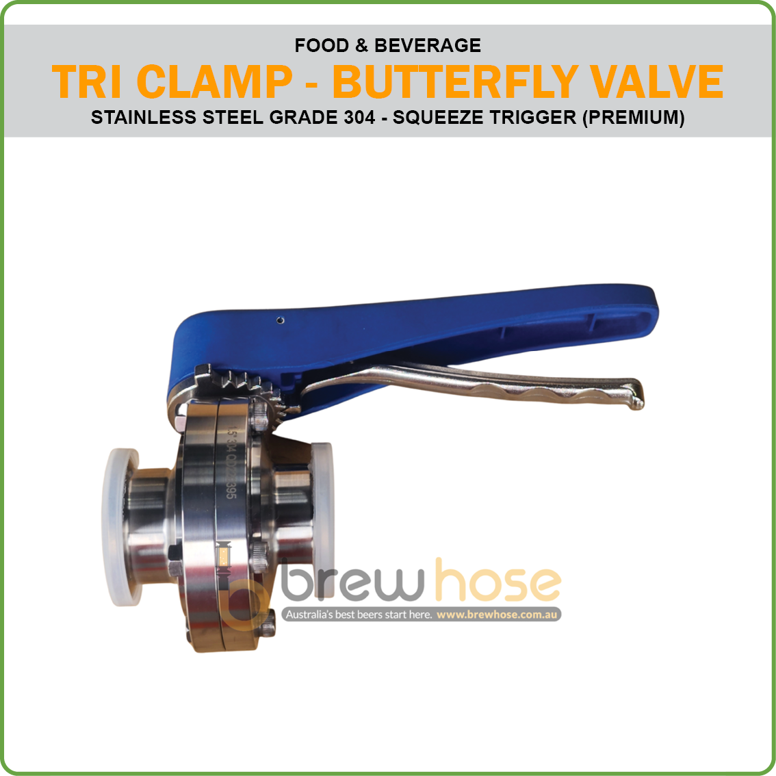 Tri Clamp 304 Stainless Fittings Clamps Seals Adaptors Tees Brewing ...